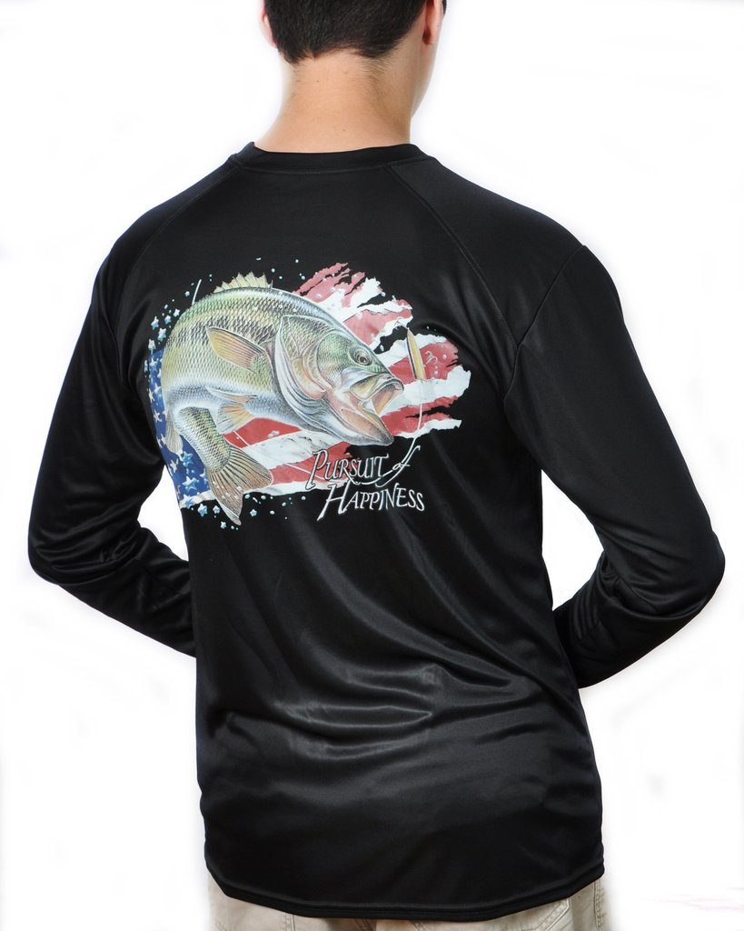 All-American Fishing Performance Dri Fit UPF Fishing Shirt – fishingnew